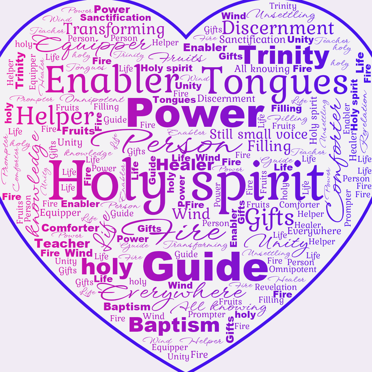 Word Cloud in a Heart shape with 32 words – New Word Cloud | WordCloud.app