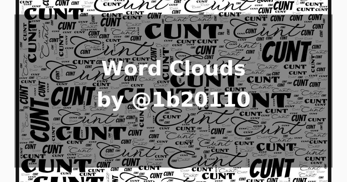 Word clouds by @1b20110 | WordCloud.app