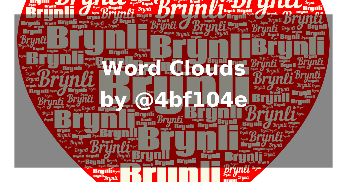 Word clouds by 4bf104e | WordCloud.app