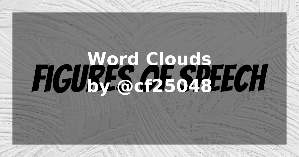 Word clouds by @cf25048 | WordCloud.app