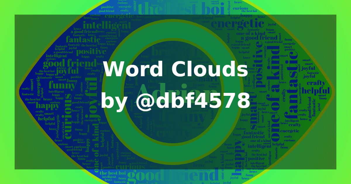 Word clouds by dbf4578 | WordCloud.app