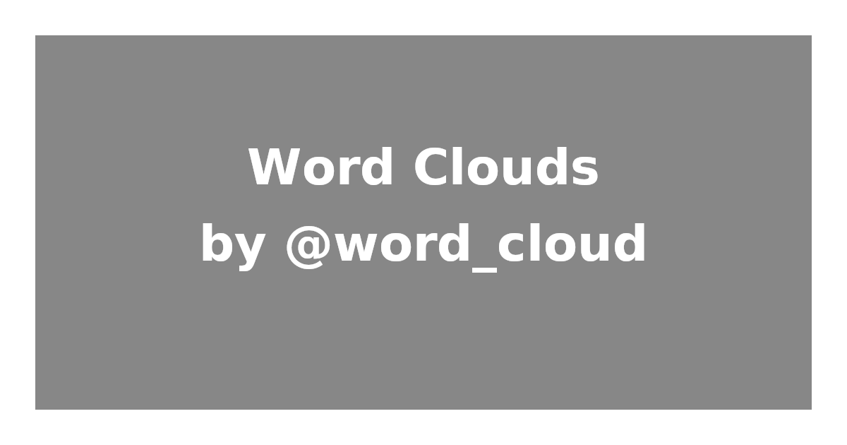 Word clouds by word_cloud | WordCloud.app